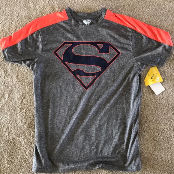 Shirts | Superman Workout Top Dc Comics Man Of Steel Sz S | Poshmark